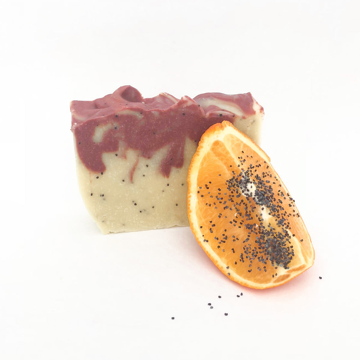 Orange & Poppy Seed (Red Reef Clay) Soap Bar – The Bare Bar